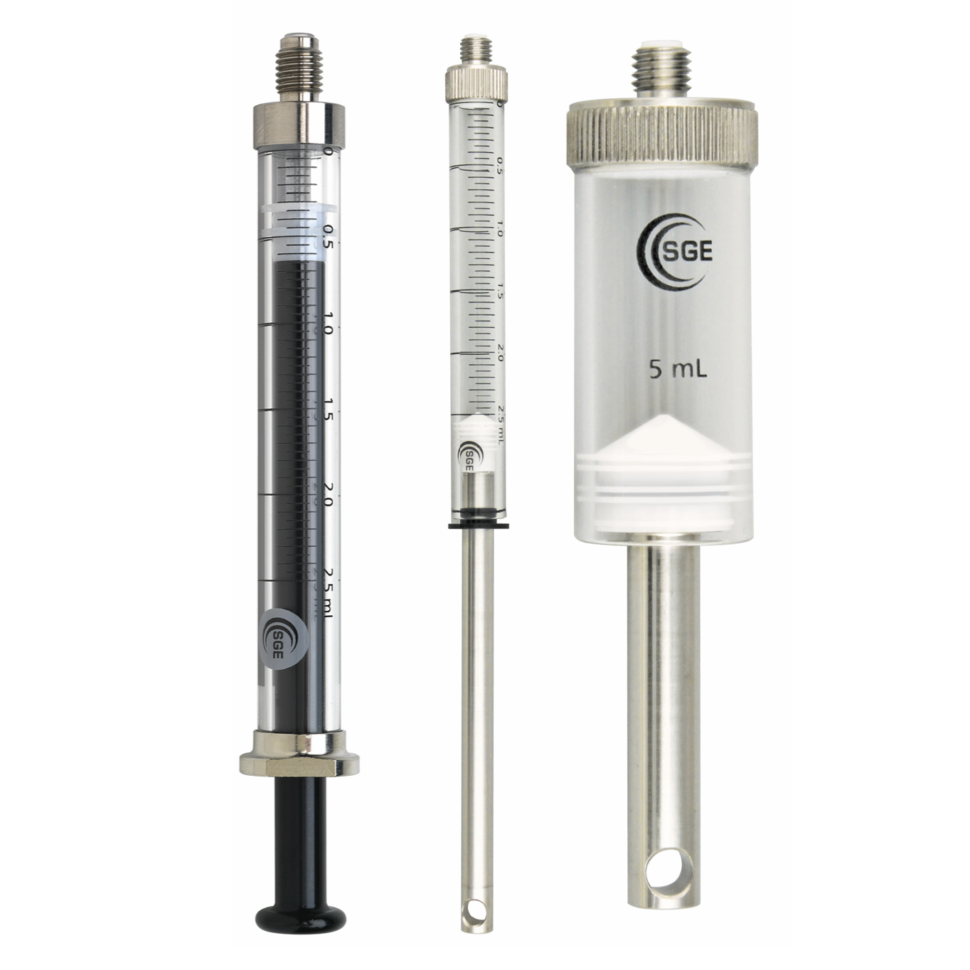 SGE pump dispenser syringes
