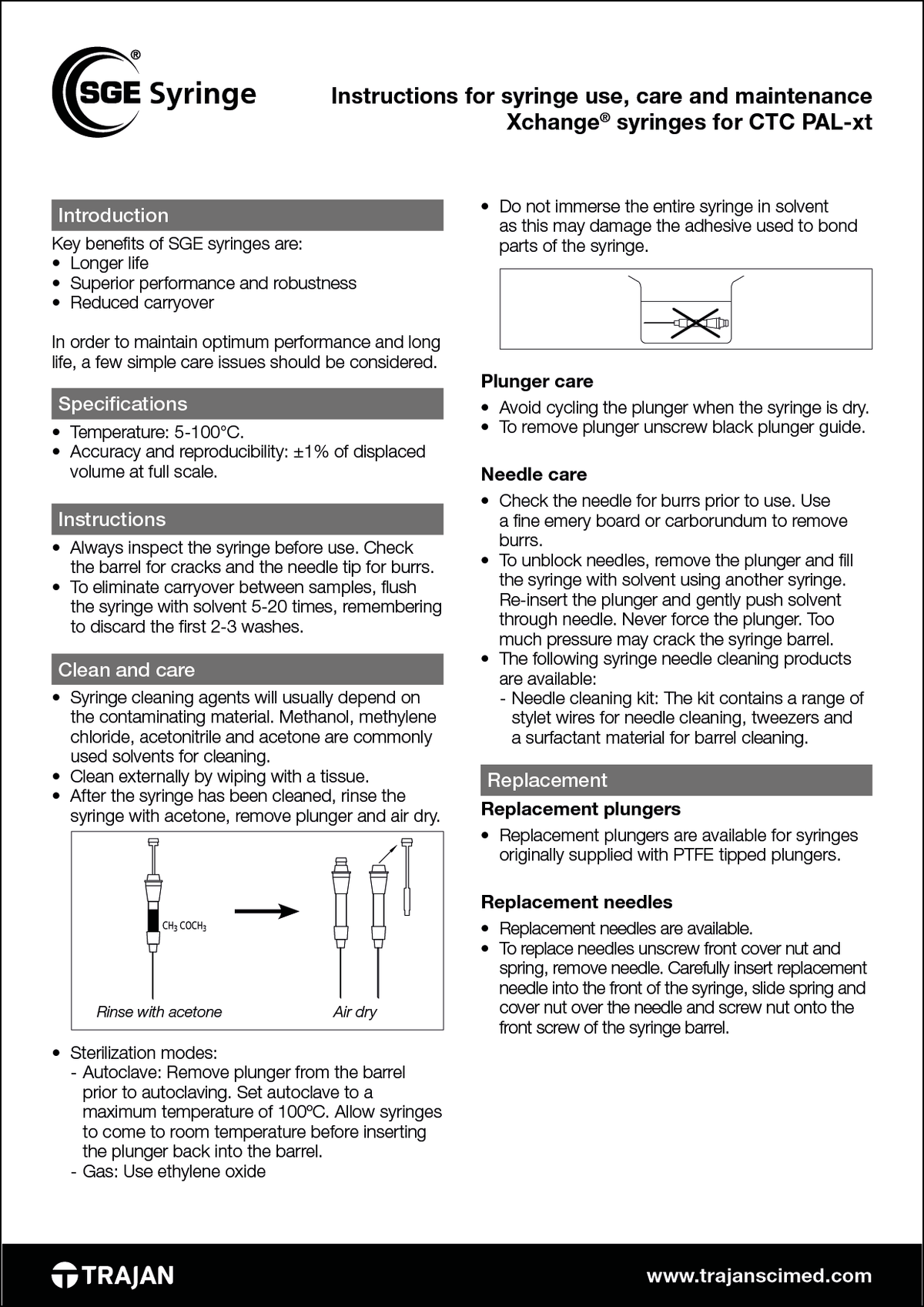 eVol syringes