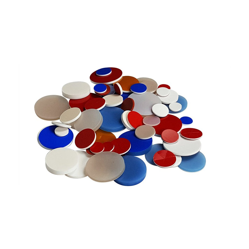 Septa, caps and liners