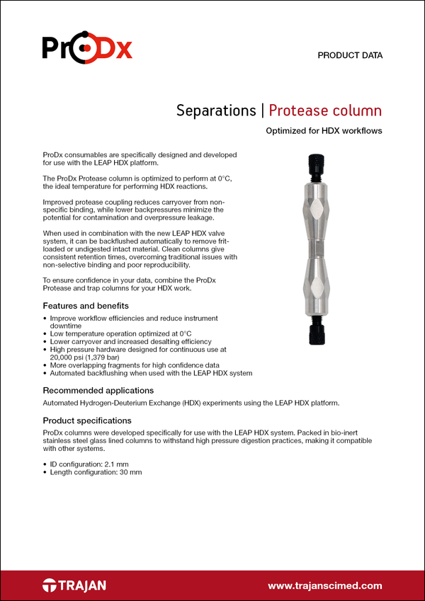 ProDx Protease columns - Trajan Scientific and Medical