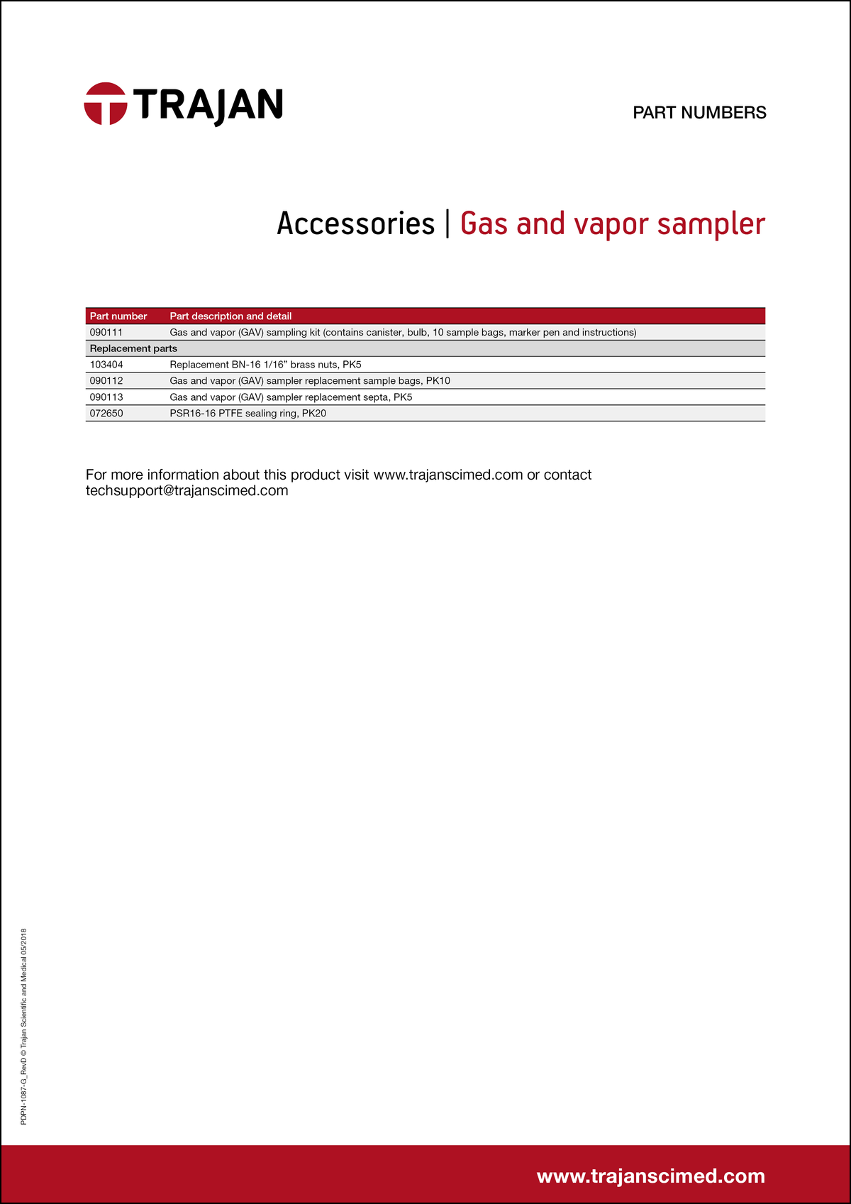 Gas and vapor sampler